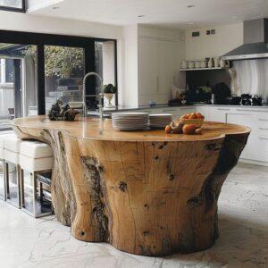 Top 27 Rustic Wood Kitchen Island Designs for Modern Homes